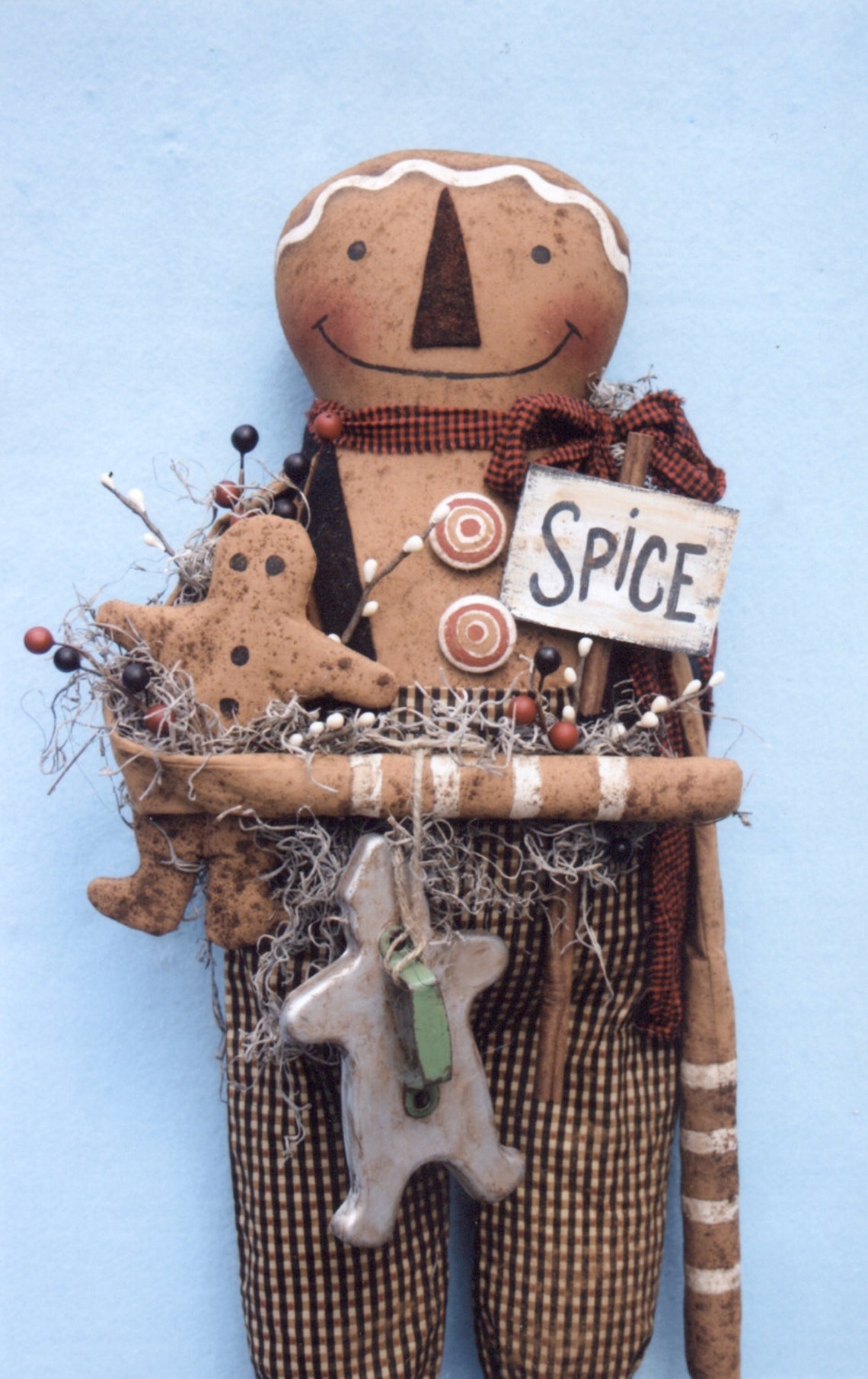 Primitive E-PATTERN Everything Nice Gingerbread Girl and Boy - Etsy