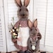 Primitive PATTERN Country Bunny Family - Etsy