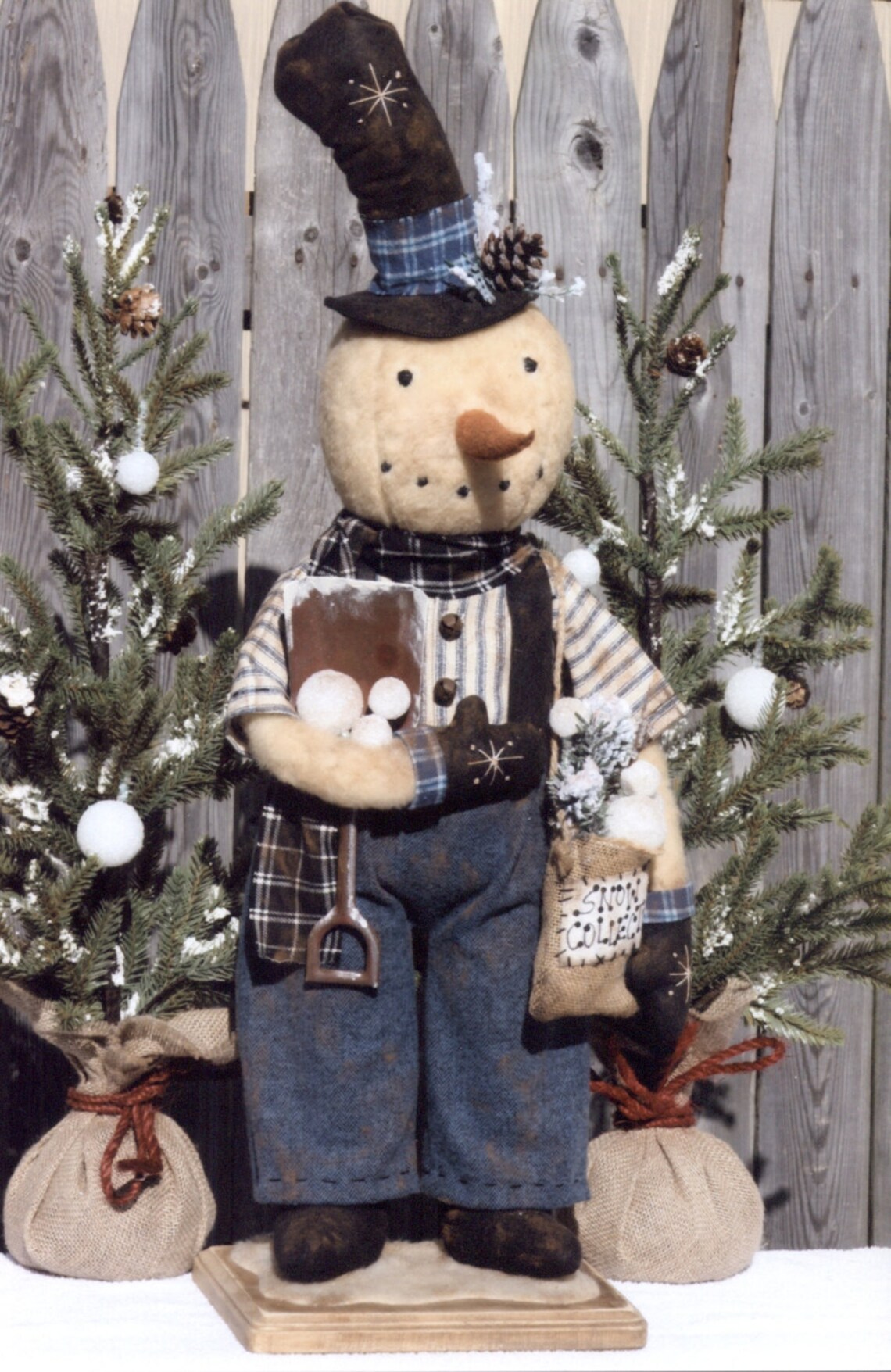 Primitive PATTERN Ye Olde Snow Collector - Etsy