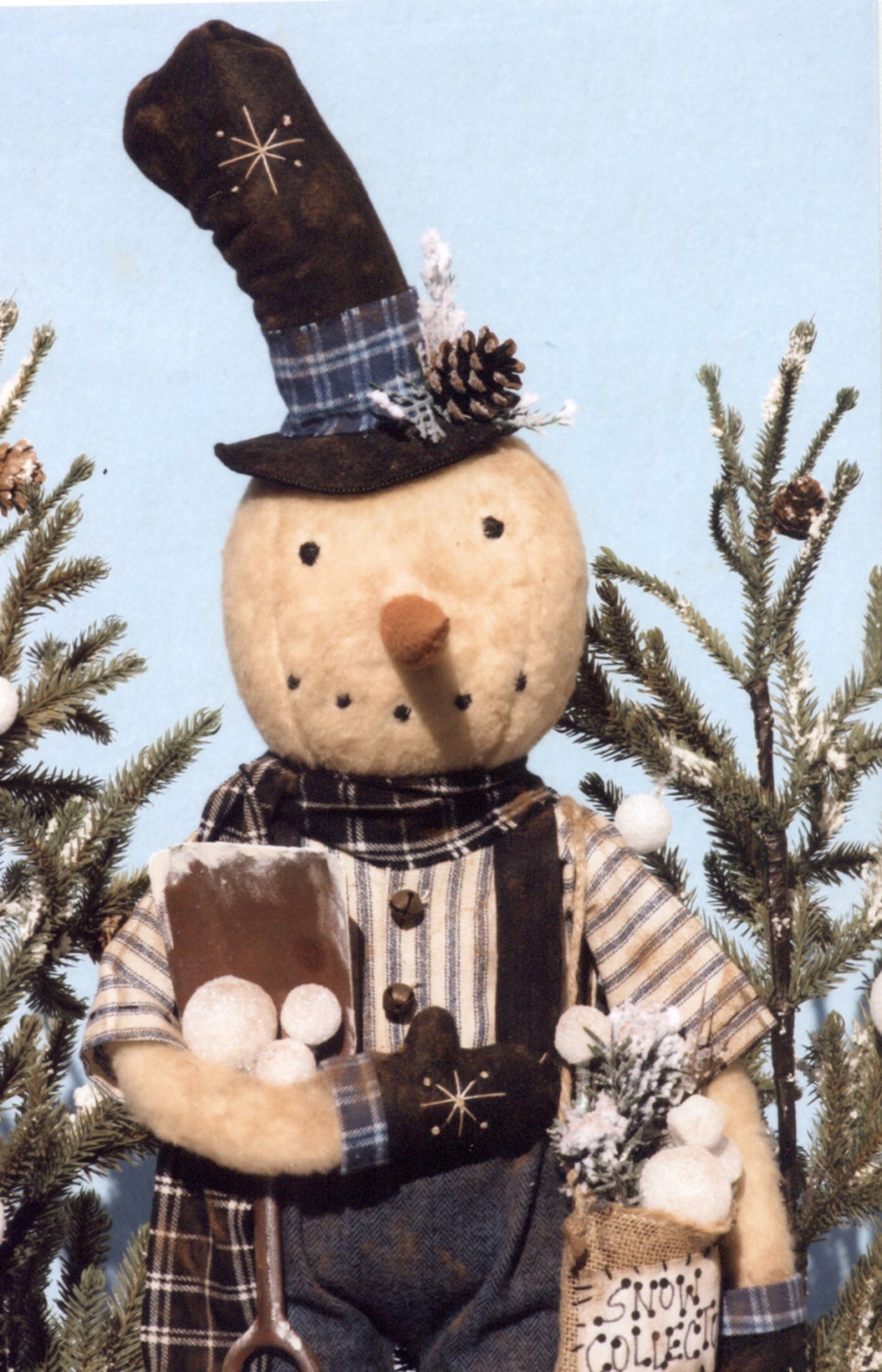 Primitive PATTERN Ye Olde Snow Collector | Etsy