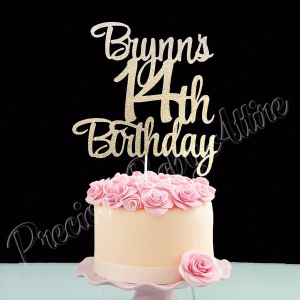 14th Birthday Cake - Etsy