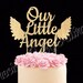 Our Little Angel Cake Topper, Baby Shower Cake Topper - Etsy