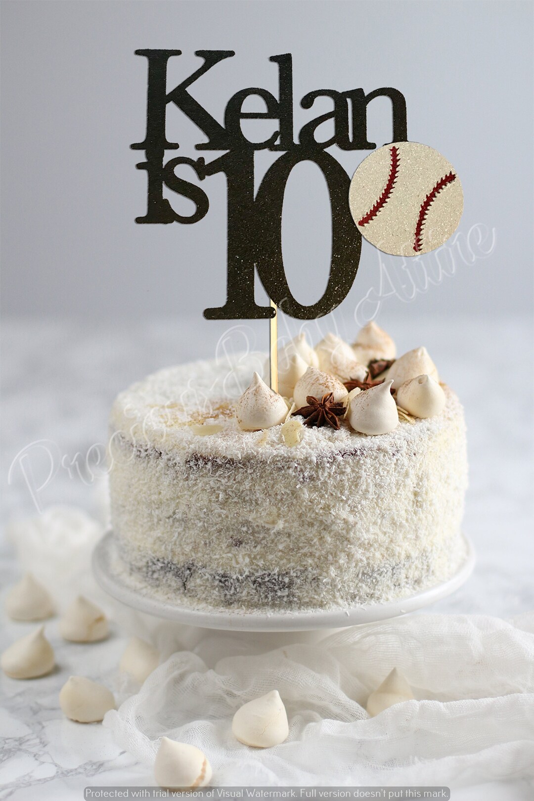 Baseball Cake Topper, Baseball Theme Cake Topper - Etsy