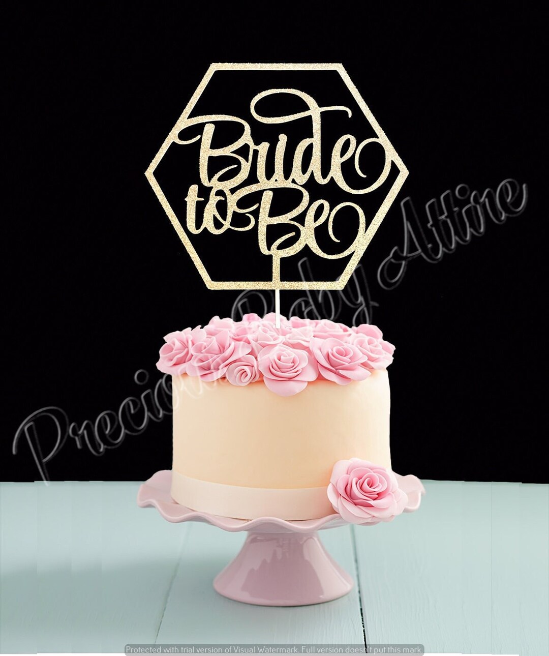 Bride to Be Cake Topper, Bridal Shower Cake Topper - Etsy