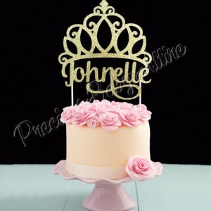 First Birthday Cake Topper, Princess Cake Topper - Etsy