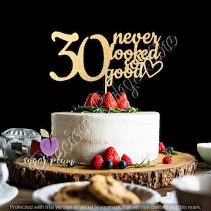 60 Never Looked so Good Cake Topper - Etsy