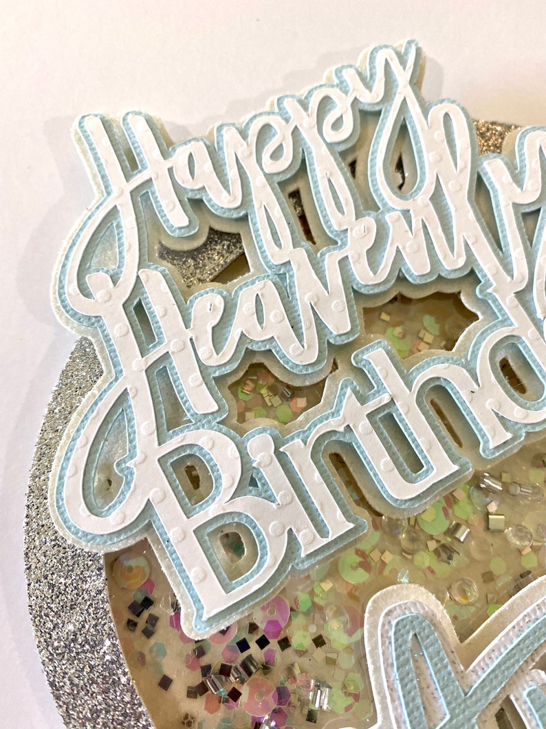 Happy Heavenly Birthday Cake Topper - Etsy