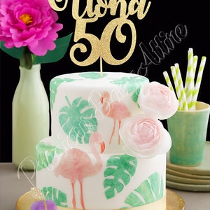 Aloha 30 Cake Topper, Any Number - Etsy