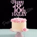 18th Birthday Cake Topper, Custom 18th Birthday Cake Topper - Etsy