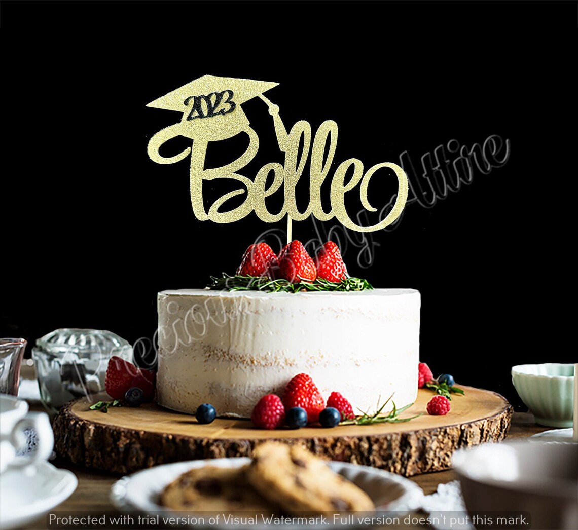 Graduation Cake Topper Personalized Graduation Cake Topper - Etsy
