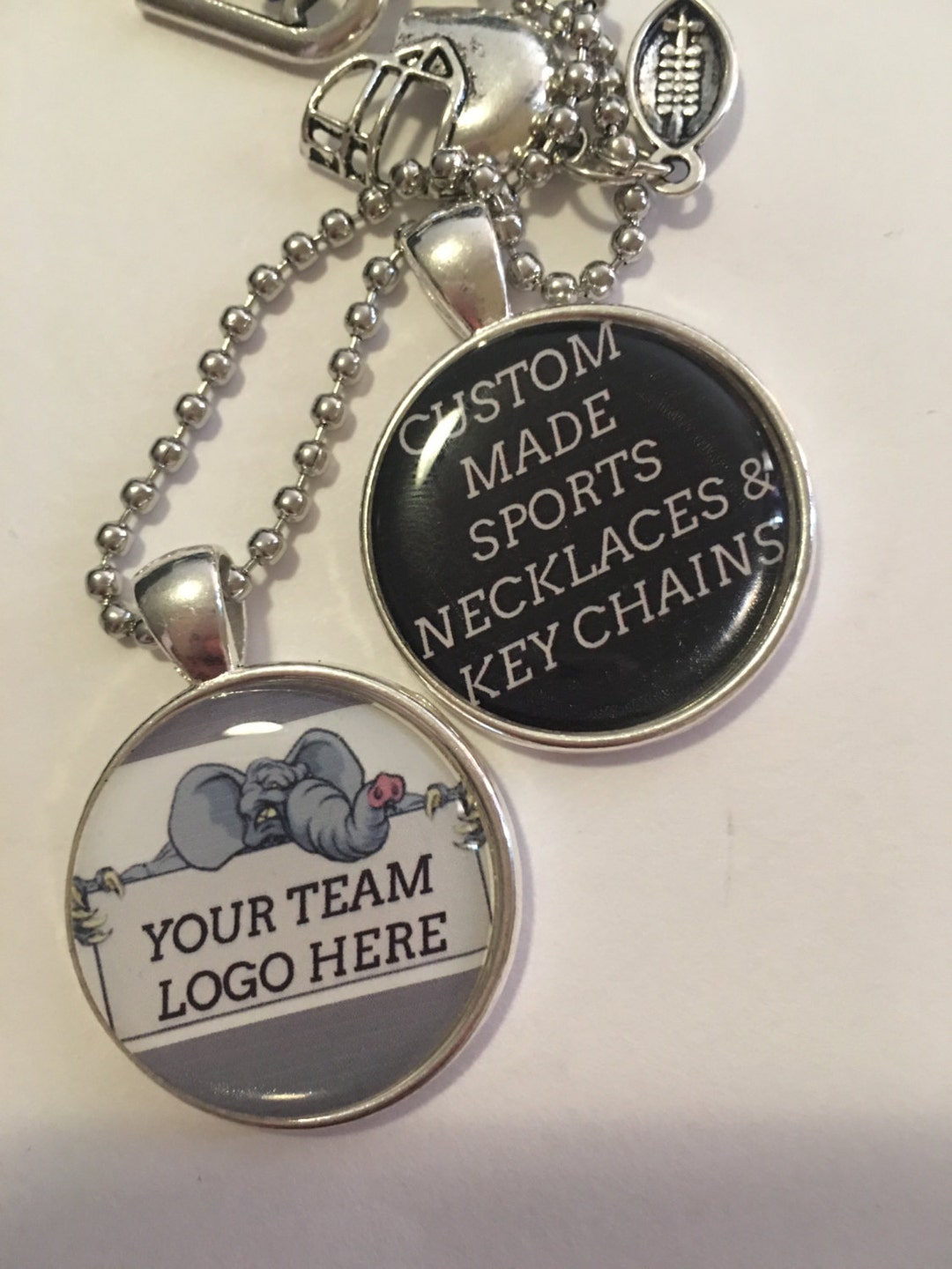 Custom Sports Necklaces - Etsy