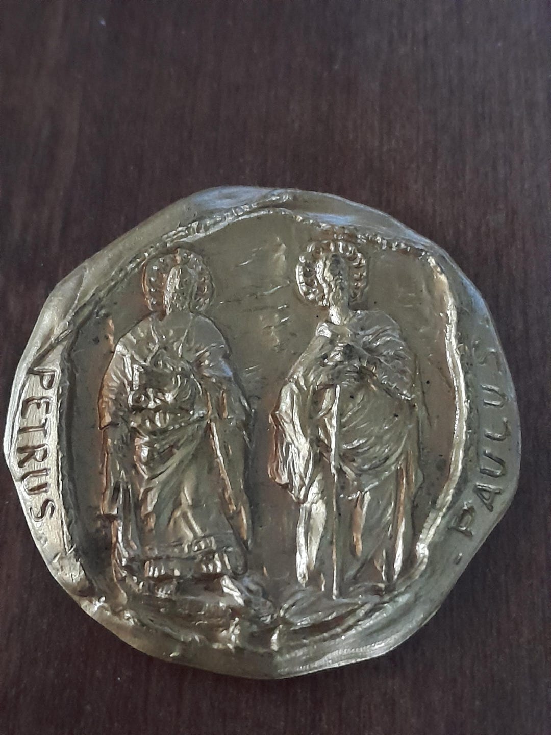 HANDPICKED Saints Peter and Paul Coin - Etsy