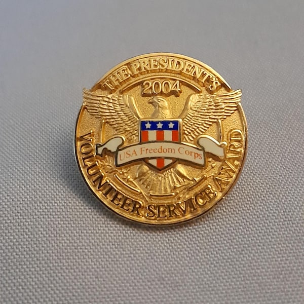 Volunteer Award Pin - Etsy