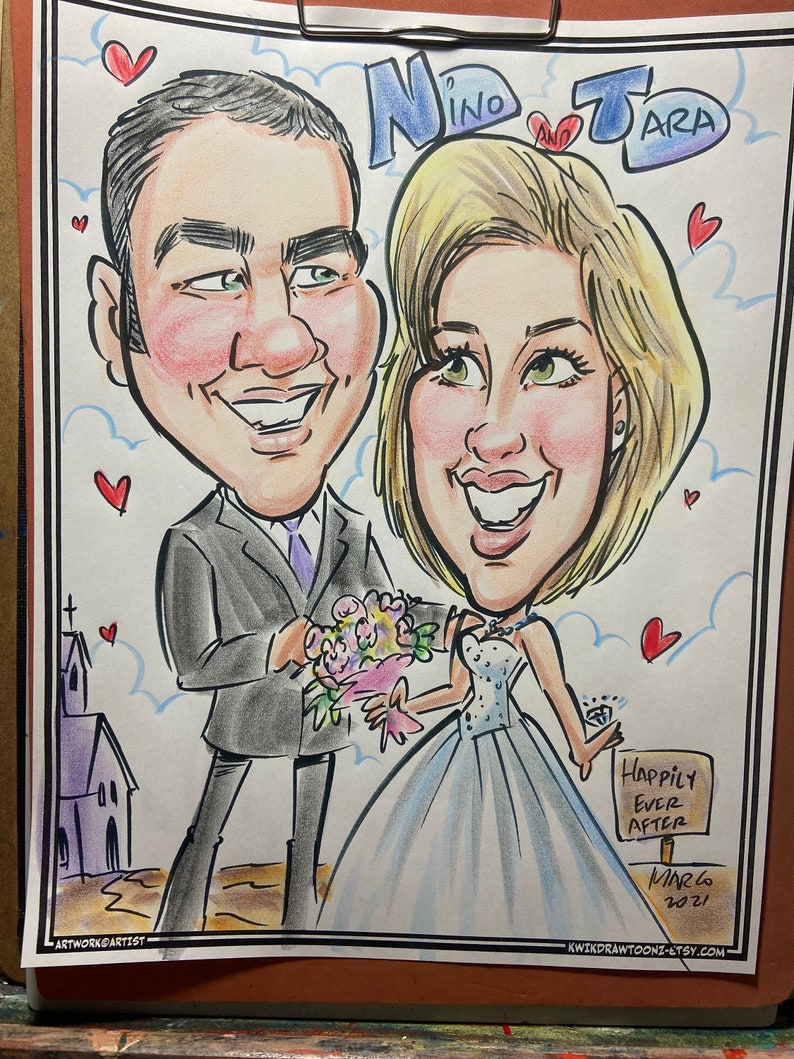 Wedding Caricature - Etsy