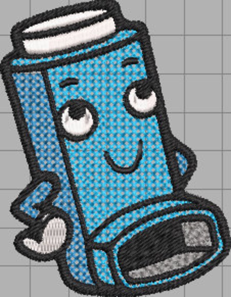 DIGITAL FILE for Asthma Inhaler Bag and Design 4x4 5x7 - Etsy