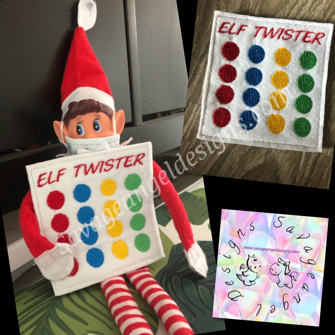 Digital File - Elf Shelf Game Prop Embroidery Designs 4x4 & 5x7 - Etsy