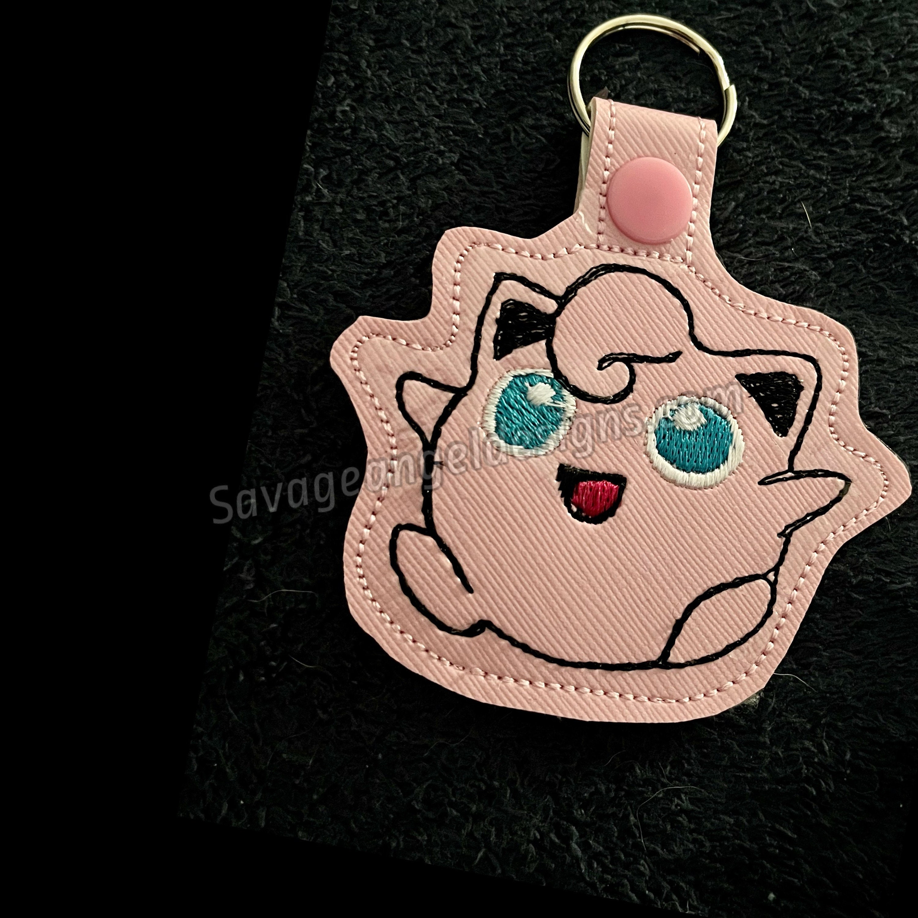 DIGITAL File 4x4 Pink Poke Bag/key Tag Embroidery Design - Etsy
