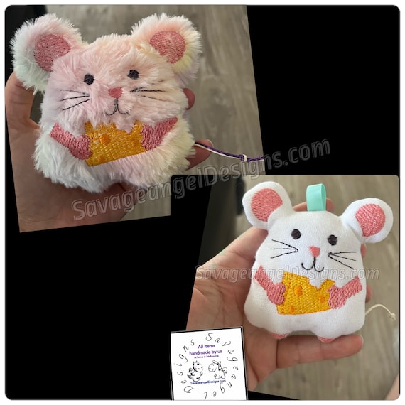 DIGITAL FILE Mouse Stuffie Embroidery Design 5x7 4x4 Cute - Etsy
