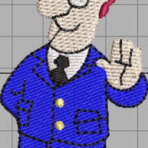 DIGITAL FILE Postman Finger Puppet Embroidery Design 4x4 - Etsy