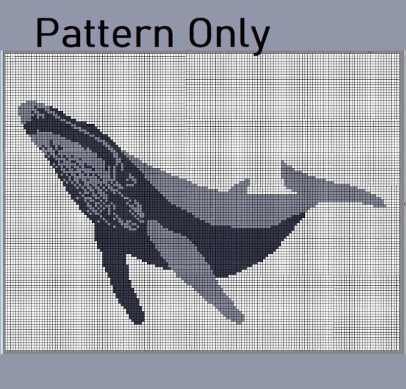 Humpback Whale Crochet *pattern Only* - Etsy