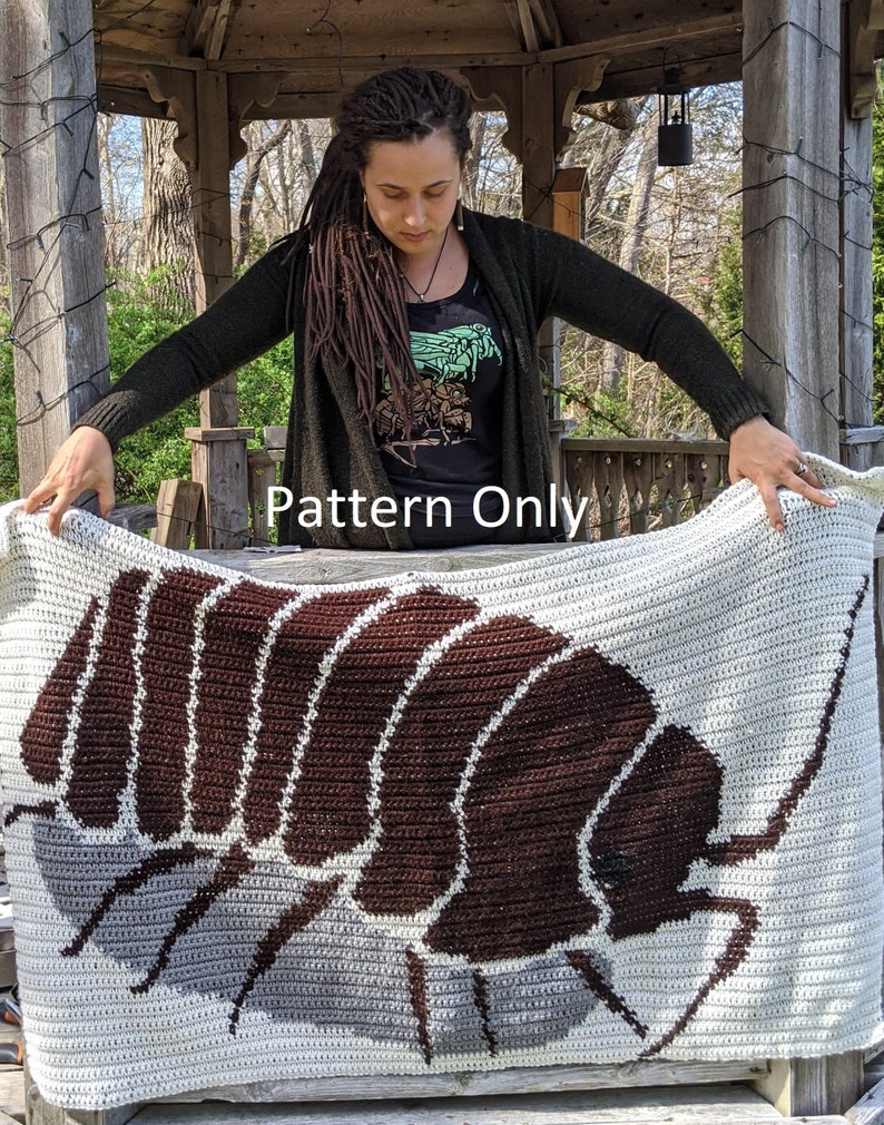 Isopod Tapestry Crochet pattern Only - Etsy