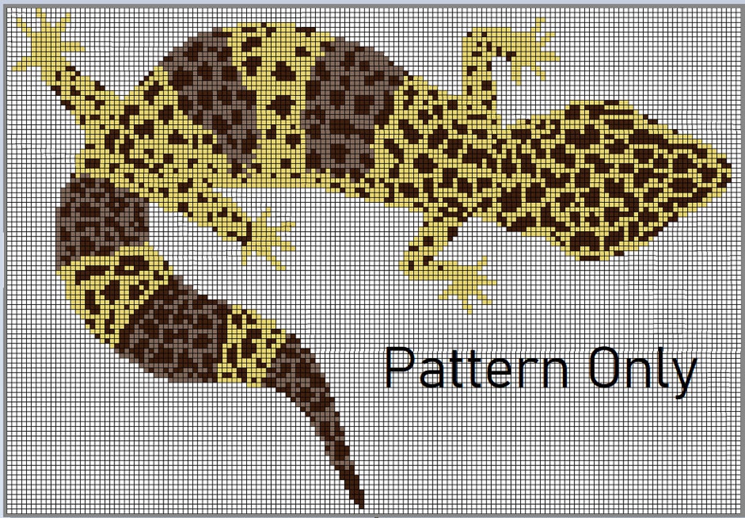 Leopard Gecko Crochet *pattern Only* - Etsy