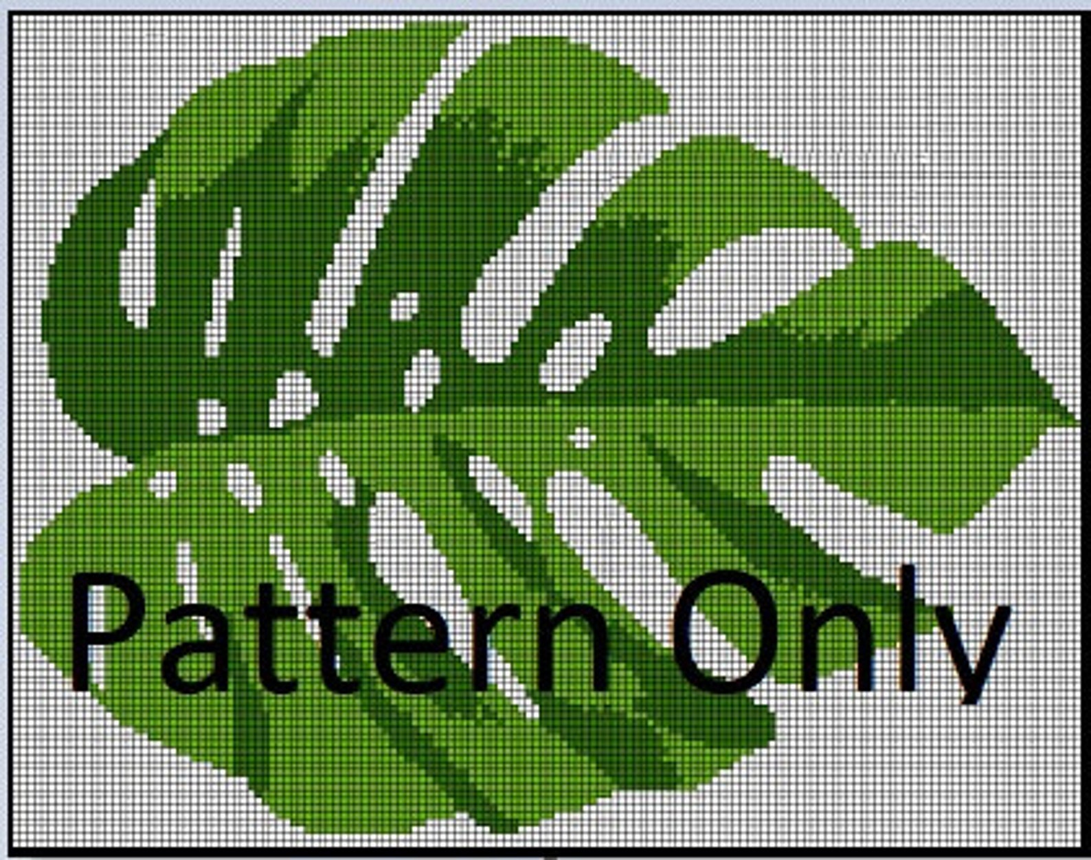 Monstera Tapestry Crochet pattern Only - Etsy