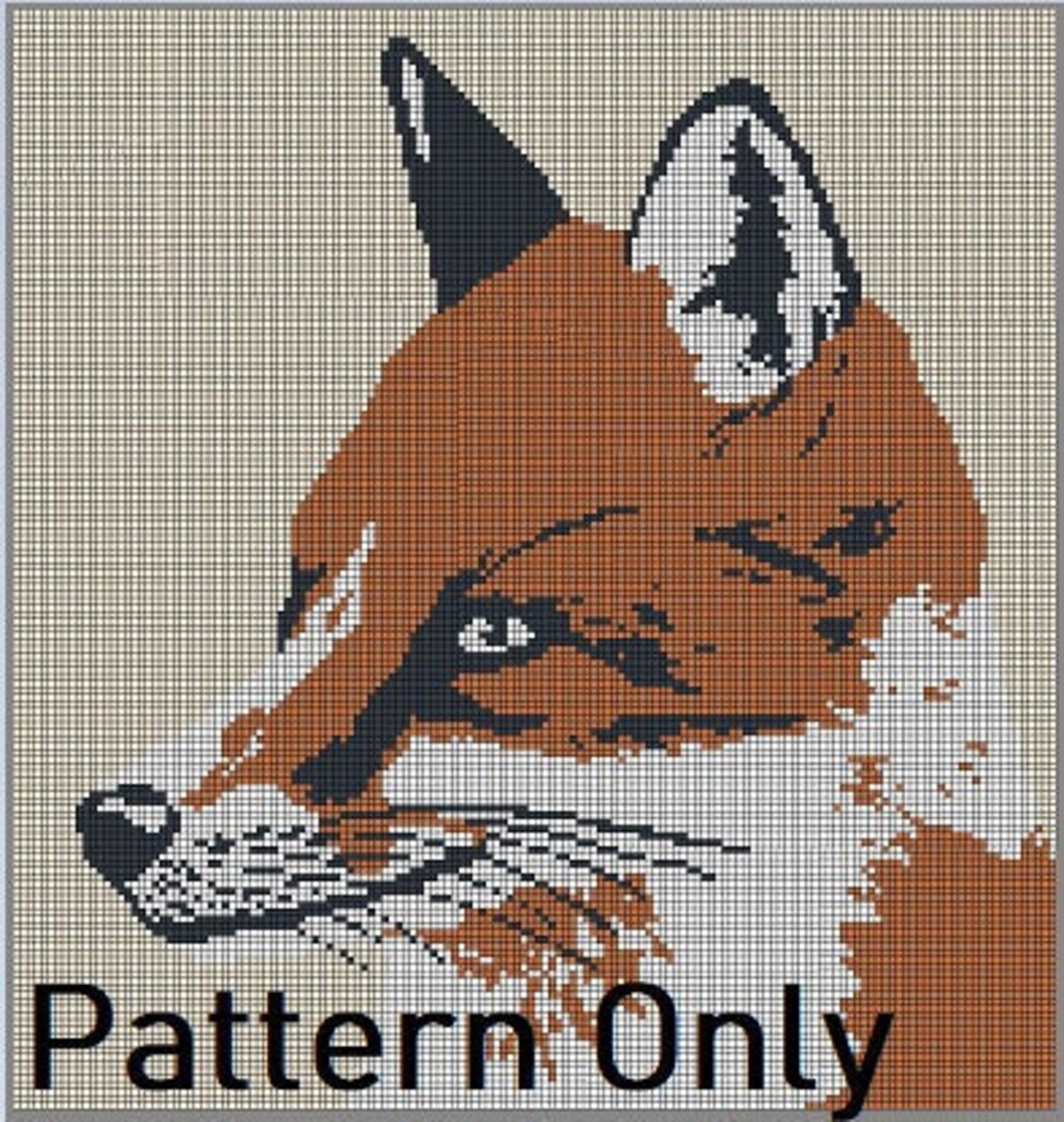 Fox Blanket Crochet *pattern Only* - Etsy