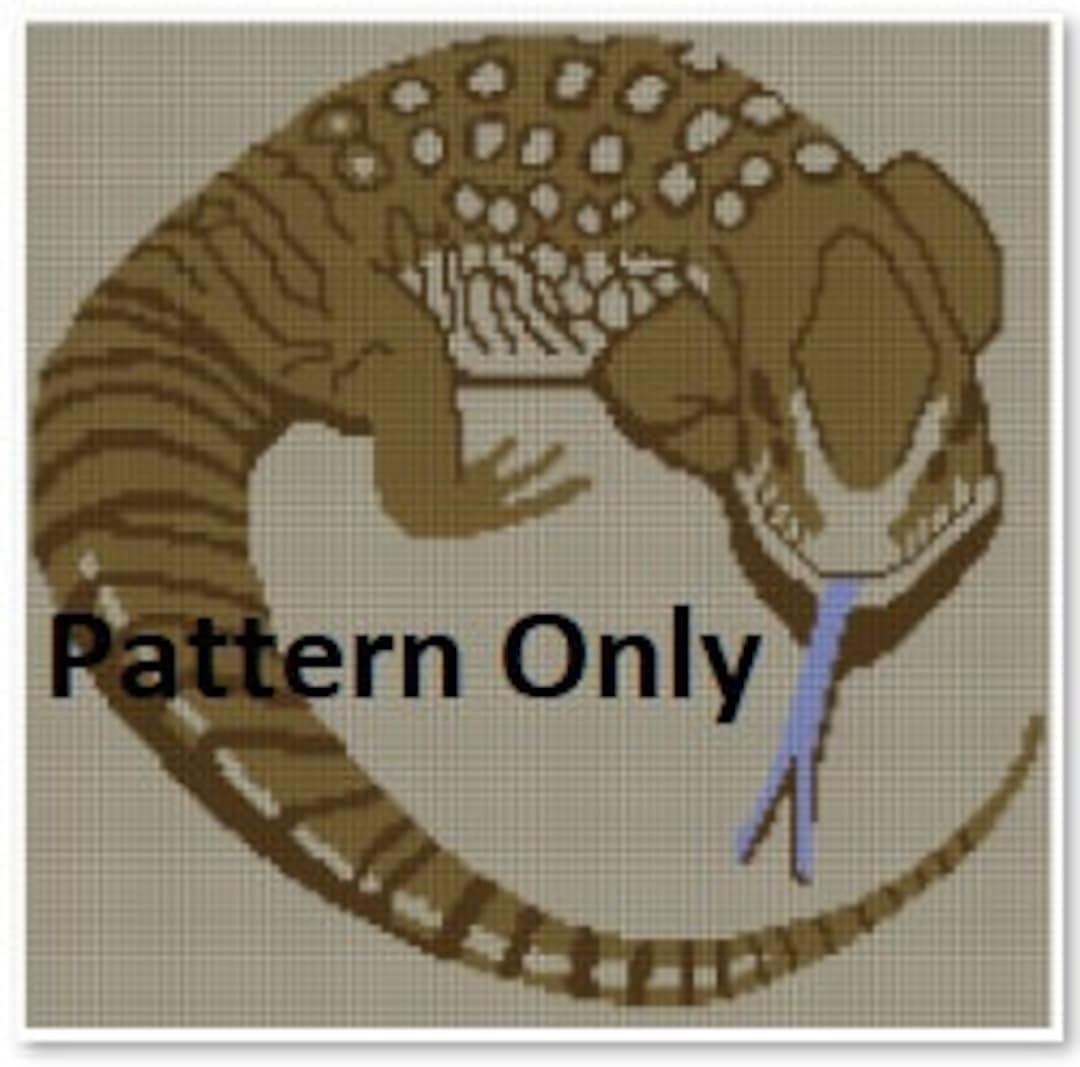 Savannah Monitor Crochet Tapestry *pattern Only* - Etsy