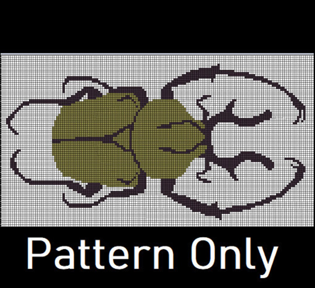 Flower Beetle Crochet Tapestry *pattern Only* - Etsy