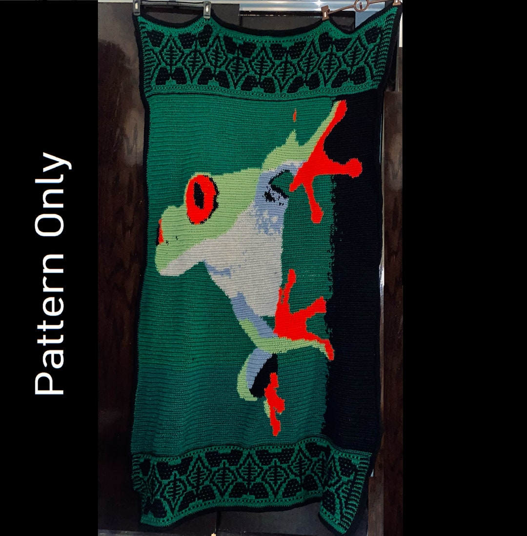 Red Eyed Tree Frog Crochet *pattern Only* - Etsy