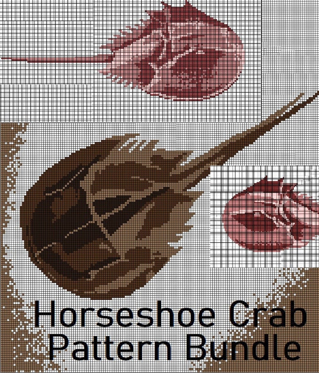 Horseshoe Crab Pattern Bundle - Etsy