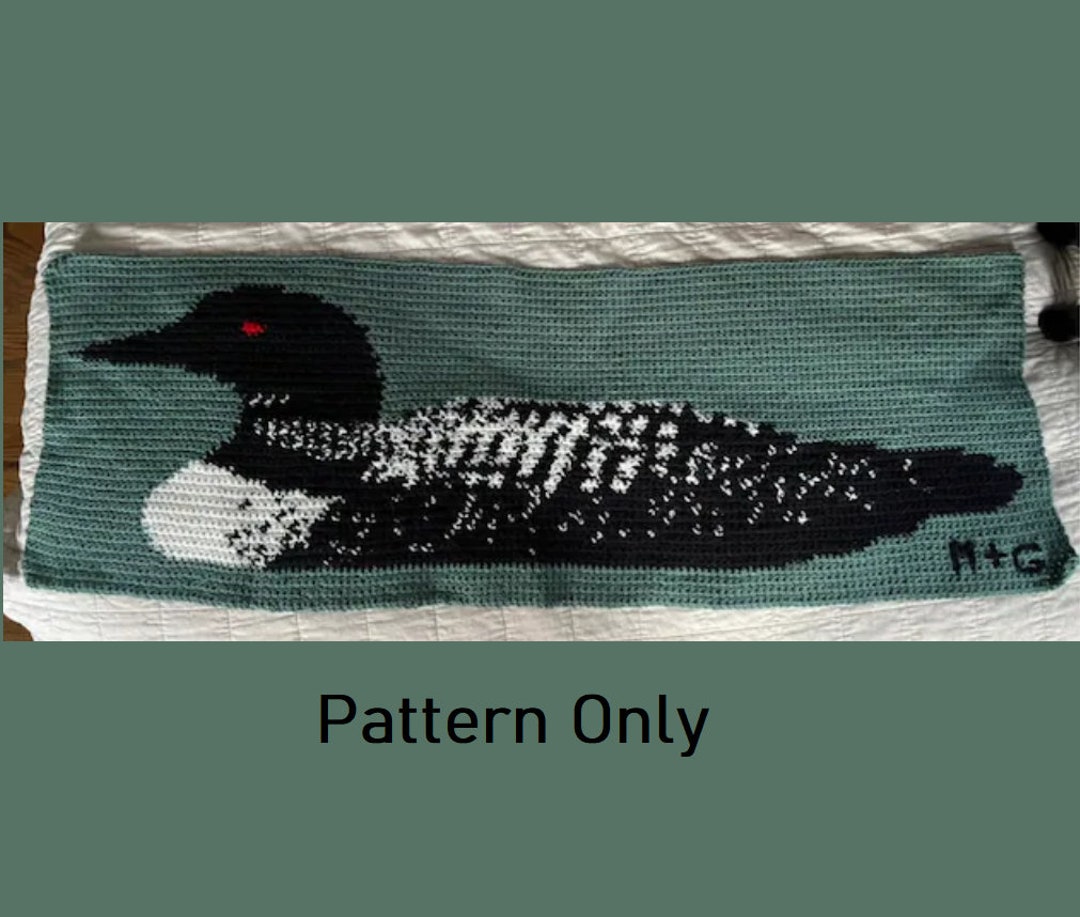 Loon Crochet Blanket / Tapestry *pattern Only* - Etsy