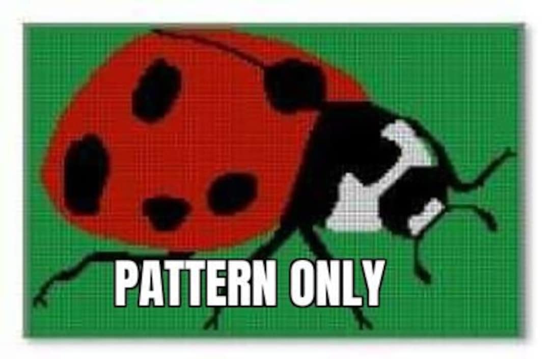 Ladybug Crochet Blanket *pattern Only* - Etsy