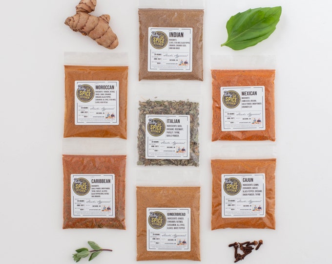 Spices Spice Blends Teas and Spice Tin Gift Sets by SpiceKitchenUK