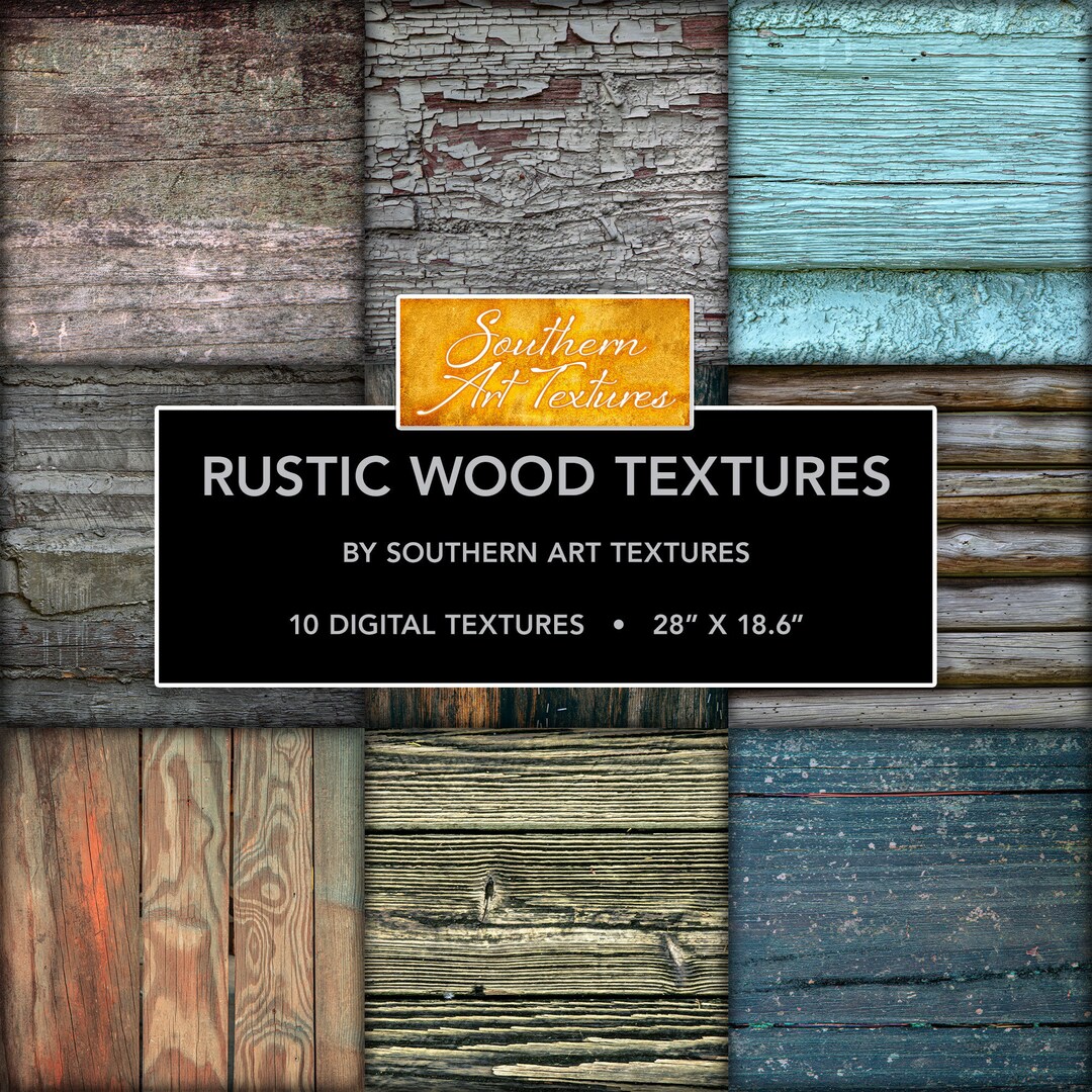 Rustic Wood Textures, Rustic Wood Digital Papers, Paper Textures ...