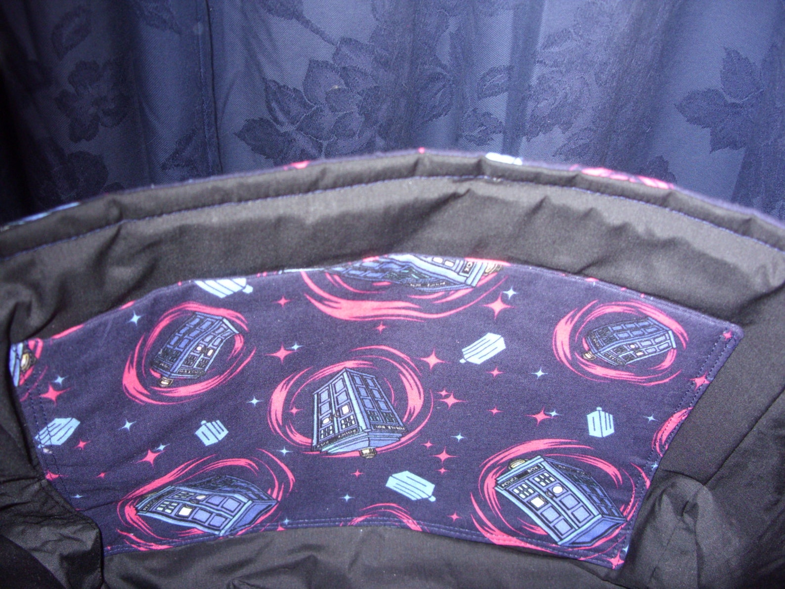 Messenger Bag Made From Tardis Fabric - Etsy