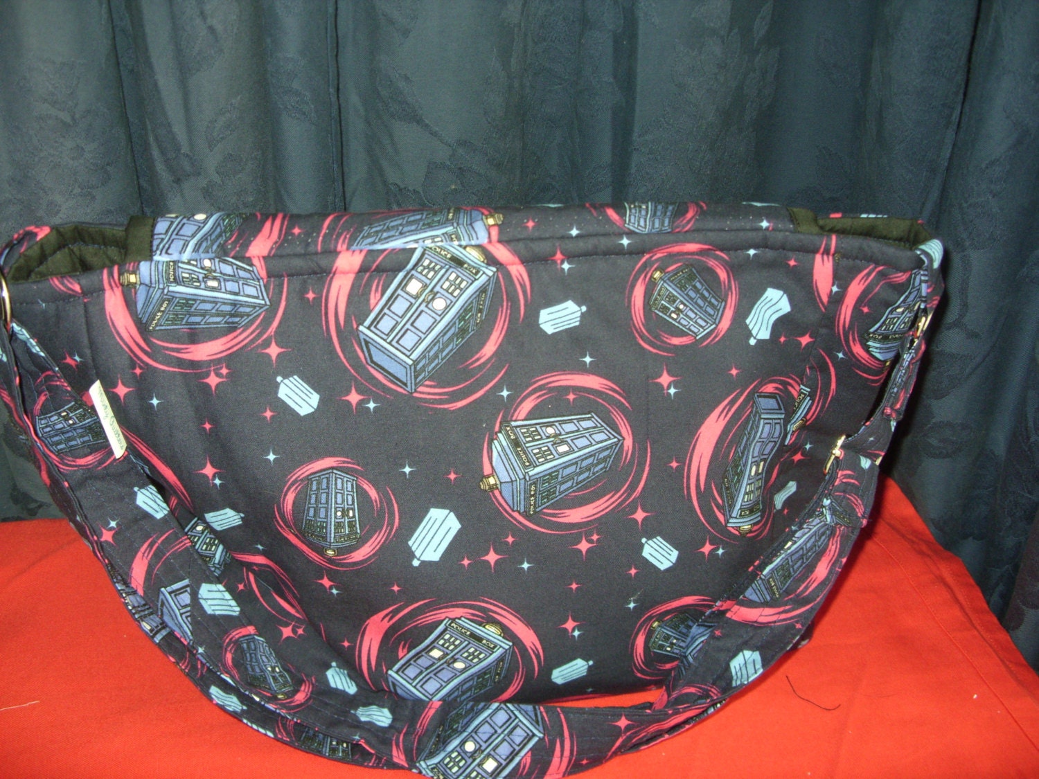 Messenger Bag Made From Tardis Fabric - Etsy