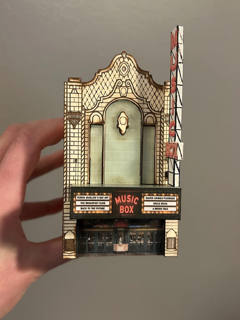Music Box Theater in Chicago - Customizable Mini Model - Etsy