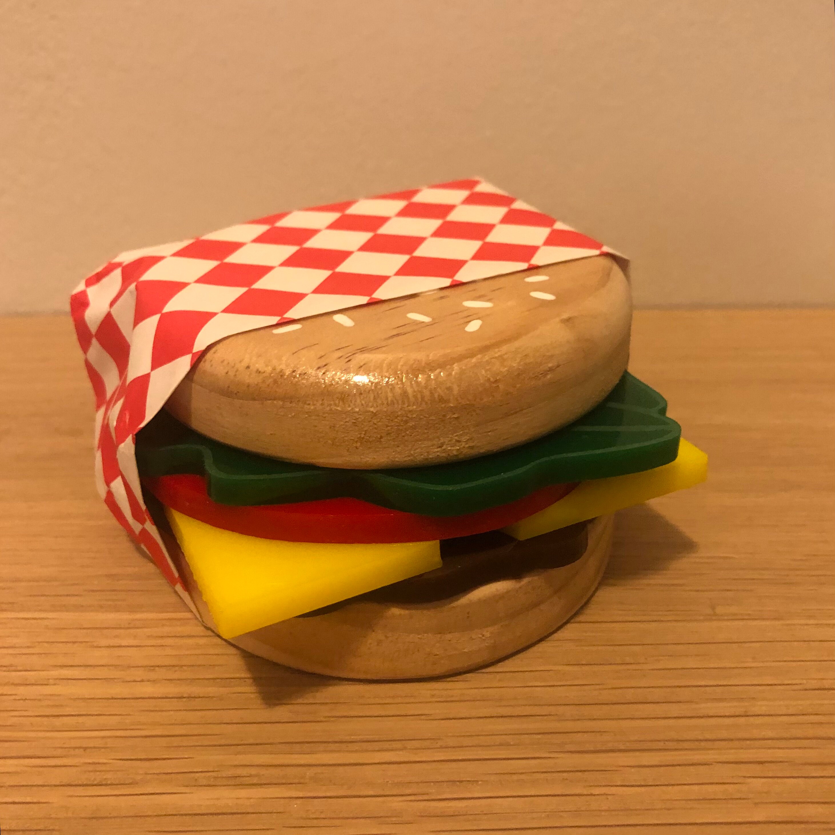 Burger Coaster Set - Etsy