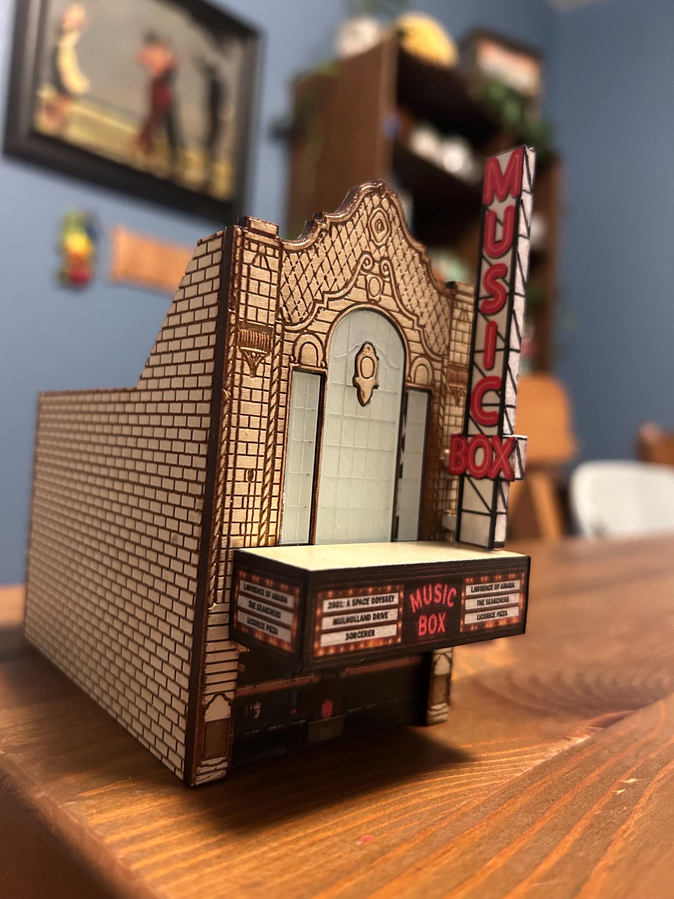 Music Box Theater in Chicago - Customizable Mini Model - Etsy