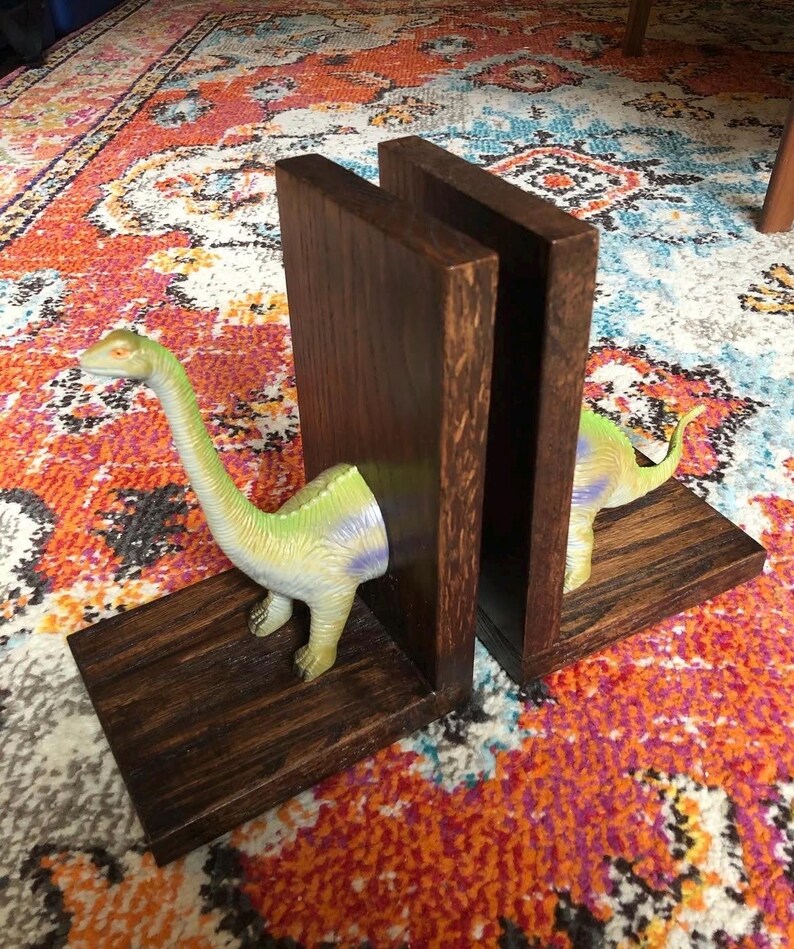 Dinosaur Bookends - Etsy