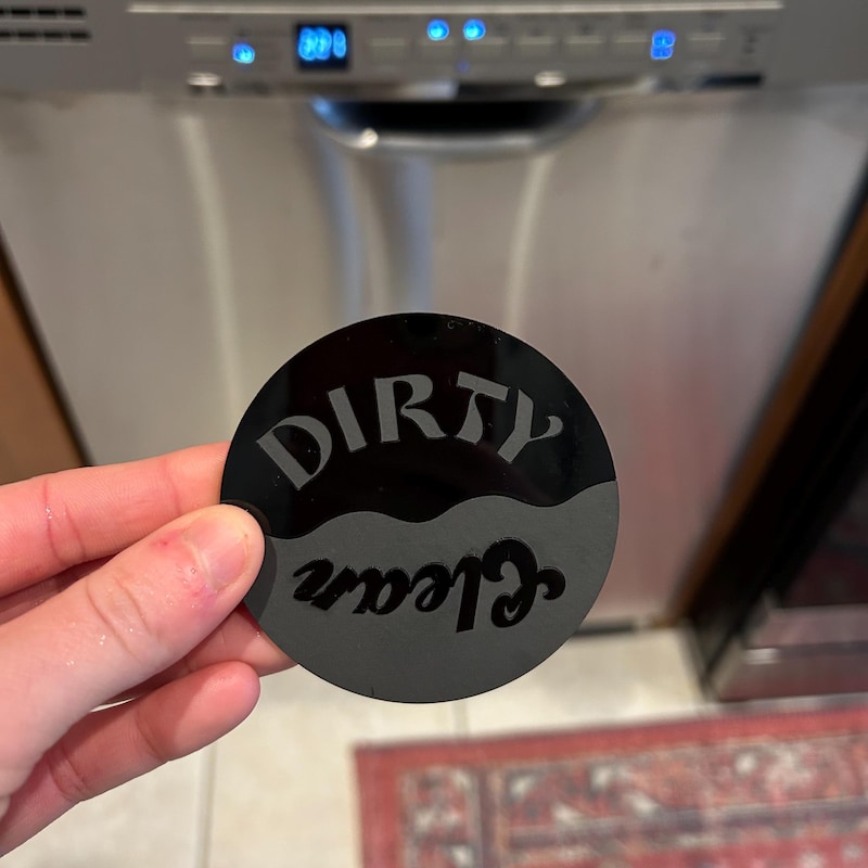 Clean Dirty Dishwasher Sign - Etsy