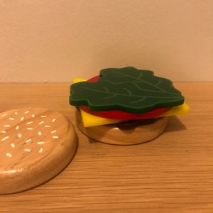 Burger Coaster Set - Etsy