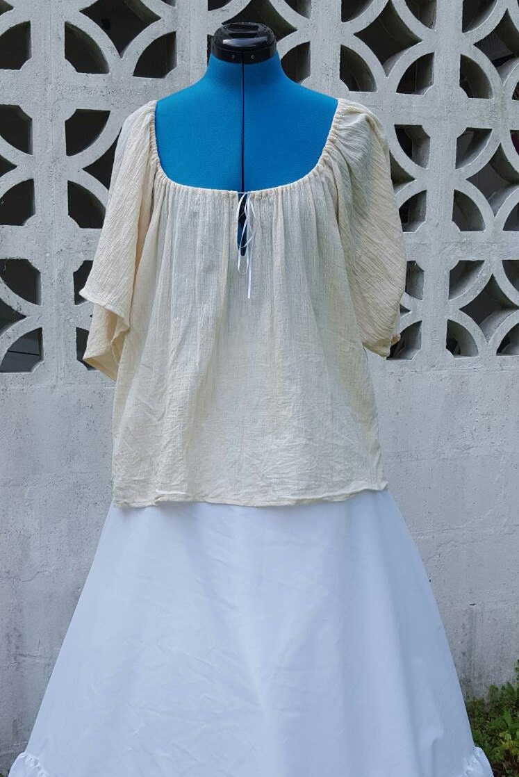 Womens Gauze Blouse Pirate Renaissance Fantasy Etsy