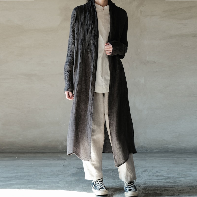 Linen Duster Coat - Etsy