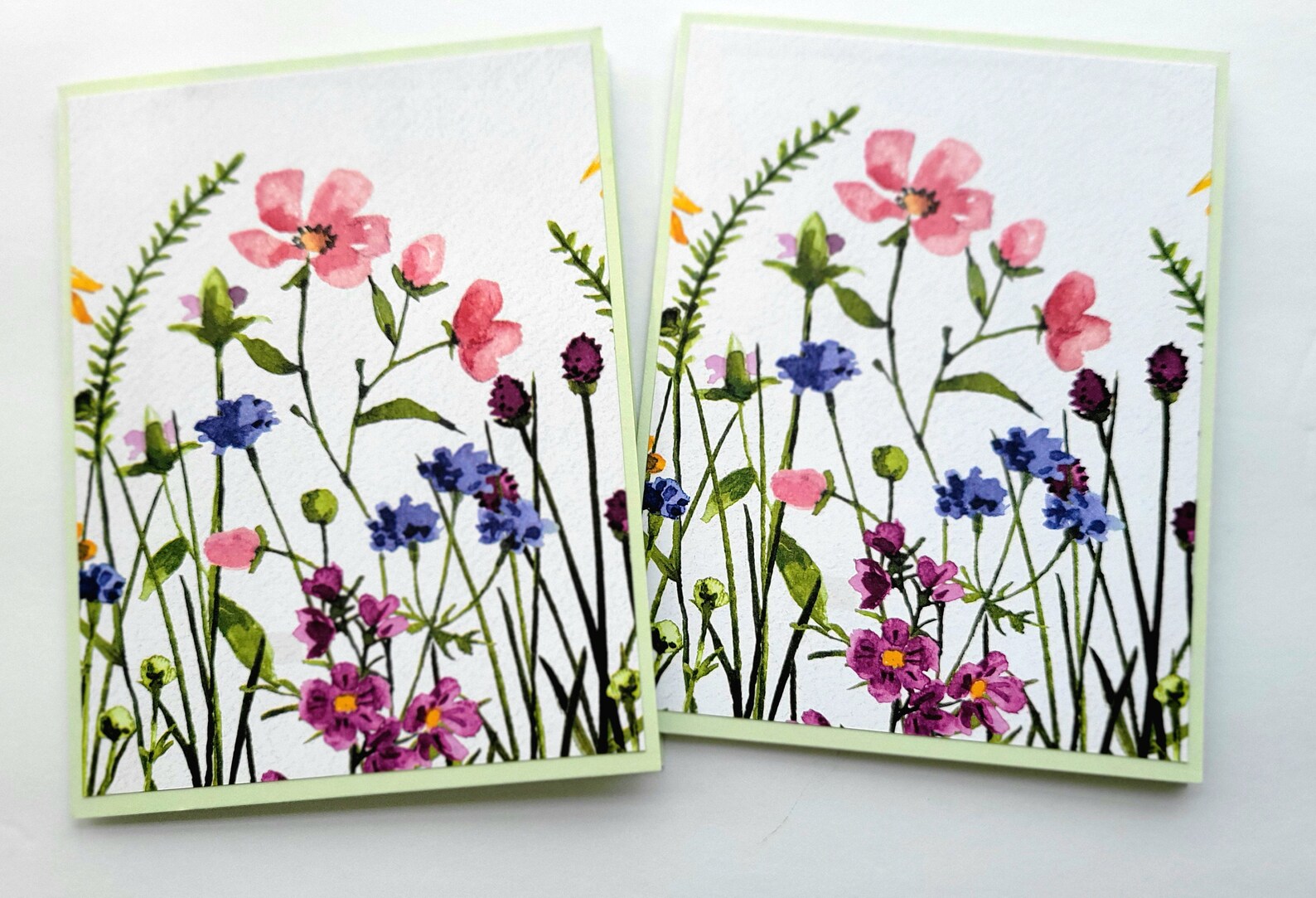 Handmade Note Cards- Set of Six /stampin Up - Etsy