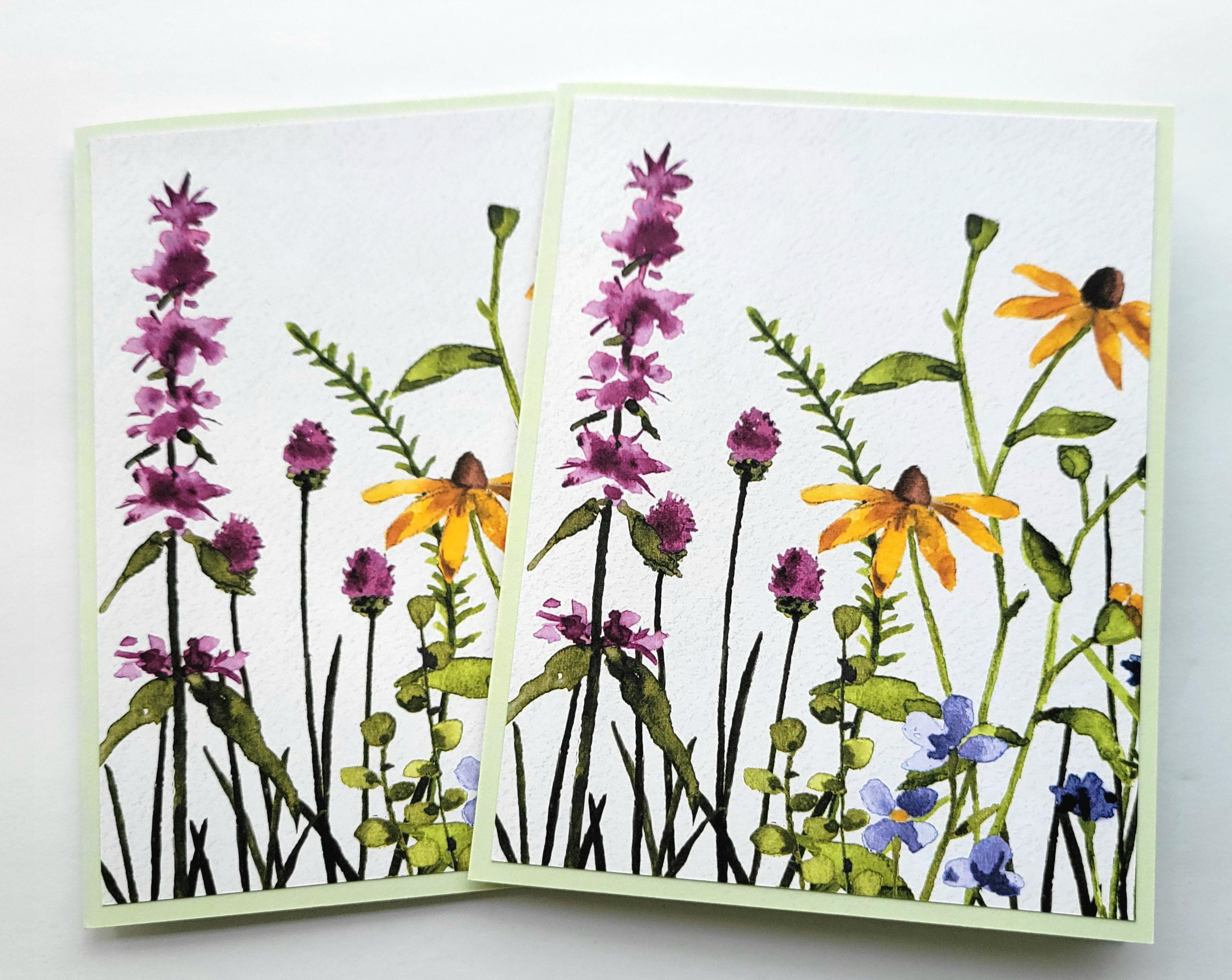 Handmade Note Cards- Set of Six /stampin Up - Etsy