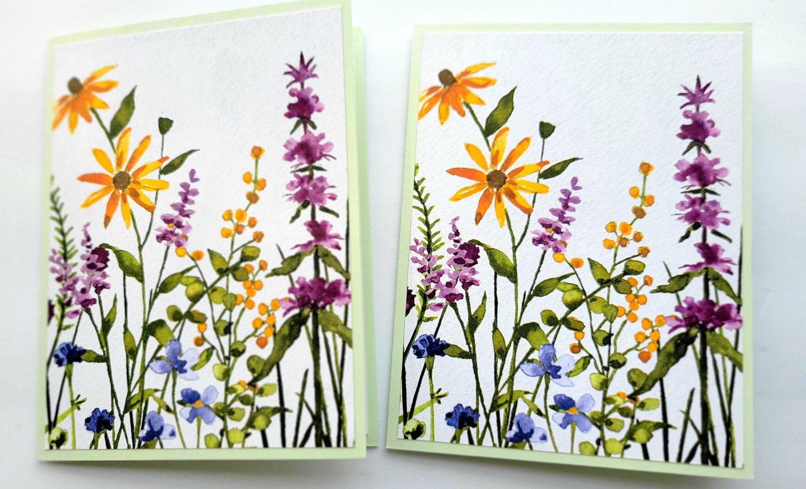 Handmade Note Cards- Set of Six /stampin Up - Etsy