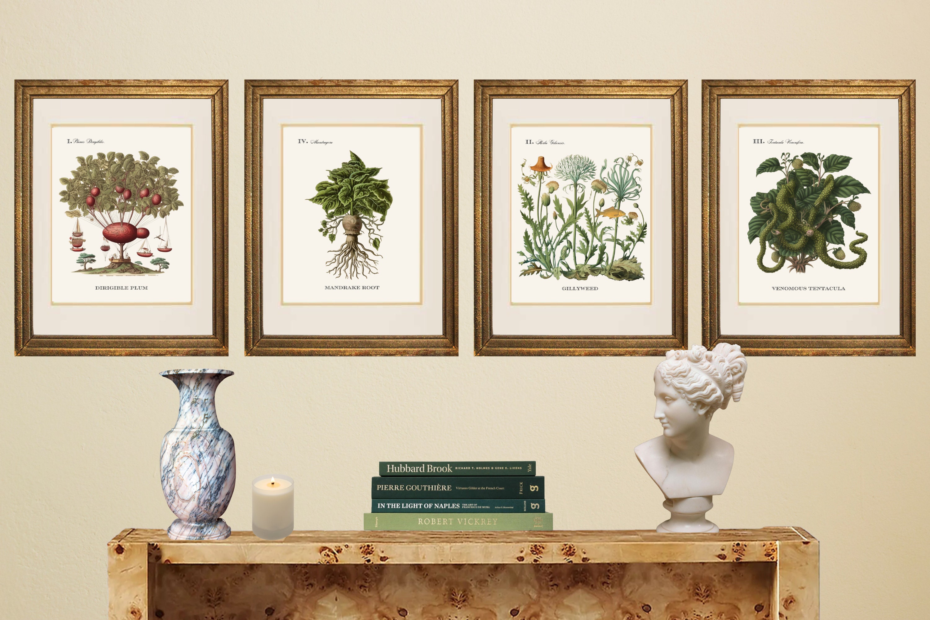 Digital Download - Wizarding Botanical Prints: Magical Plant Collection ...
